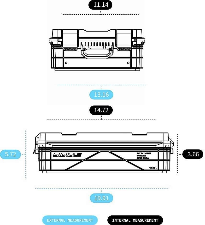 Black Pack - Collapsible Crate (Smoked Windows) – SidioCrate